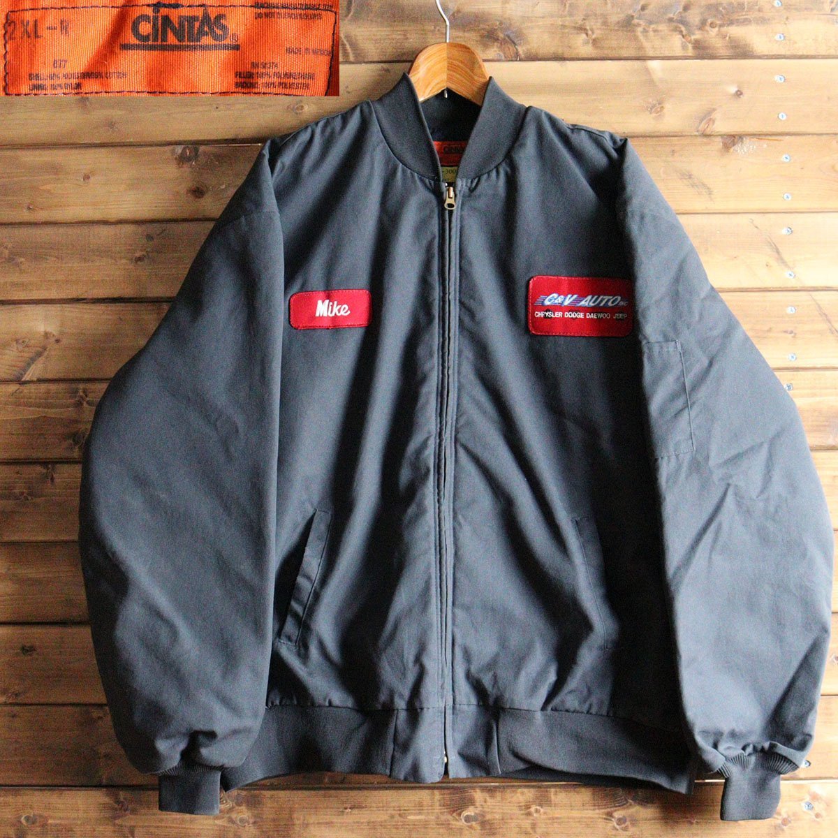 Yahoo!オークション - J7/s7.2-2 アメリカ古着 CINTAS シンタス 中綿 ...