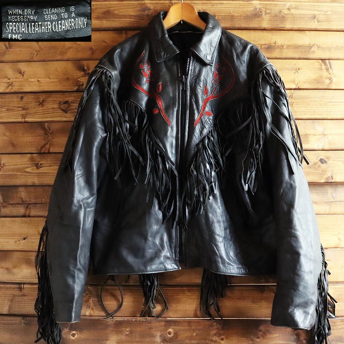 Yahoo!オークション - 3/T7.4-5 アメリカ古着 FMC フリンジ ライダー...