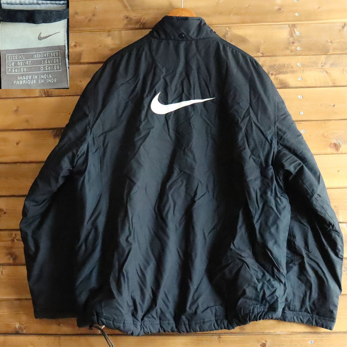 Yahoo!オークション - 1/M9.27-3 NIKE ナイキ 中綿 ポリジャケット ジ...