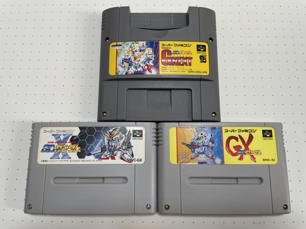Yahoo!オークション - SFC SDガンダム X GX GNEXT ネクスト セット ユ...