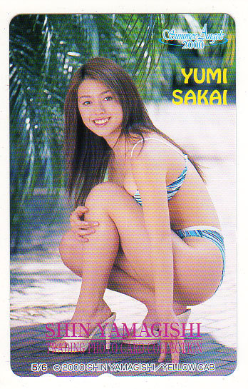 Yahoo!オークション - PPJ サマーエンジェル 坂井優美 テレホンカード