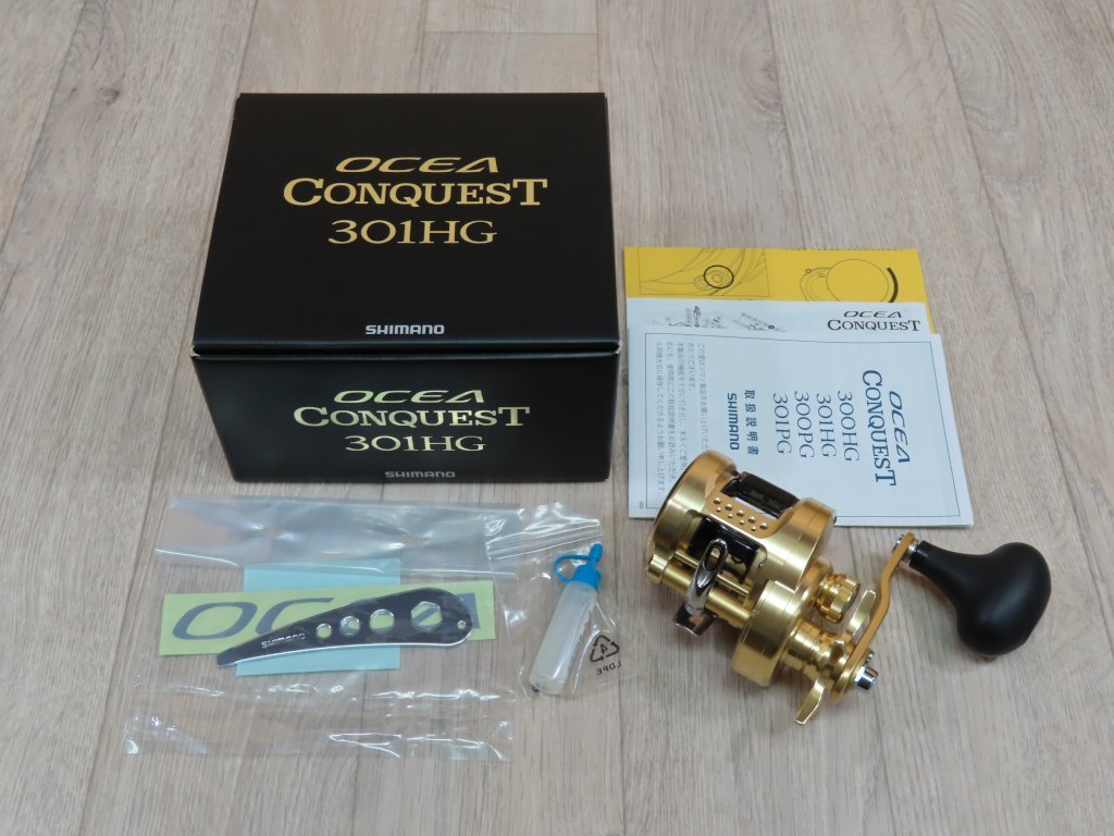 Yahoo!オークション - シマノ 15 オシアコンクエスト 301HG・左巻