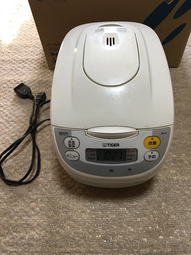 Yahoo!オークション - 送料無料 TIGER タイガー JBH-G101 W マイコン炊...