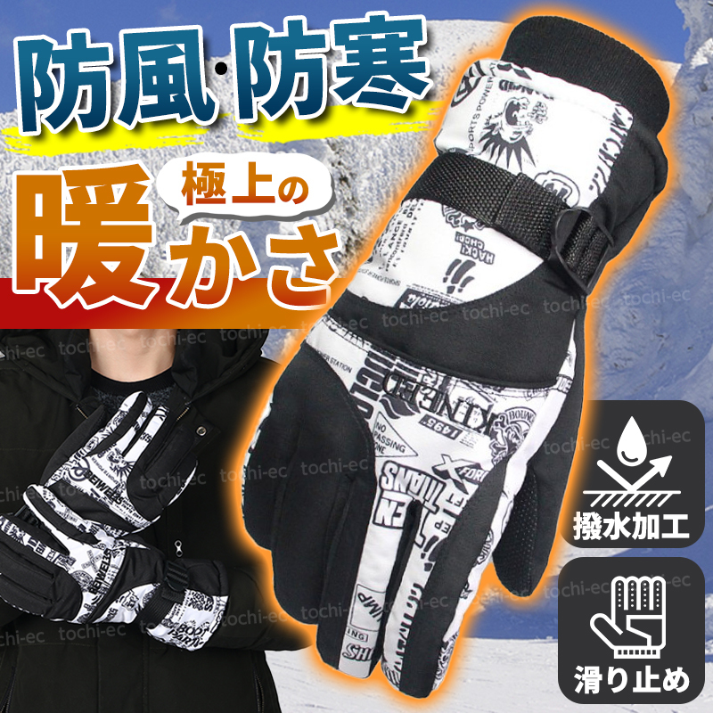 Yahoo!オークション - 手袋 メンズ スノボー スノーボード スキー グロ...
