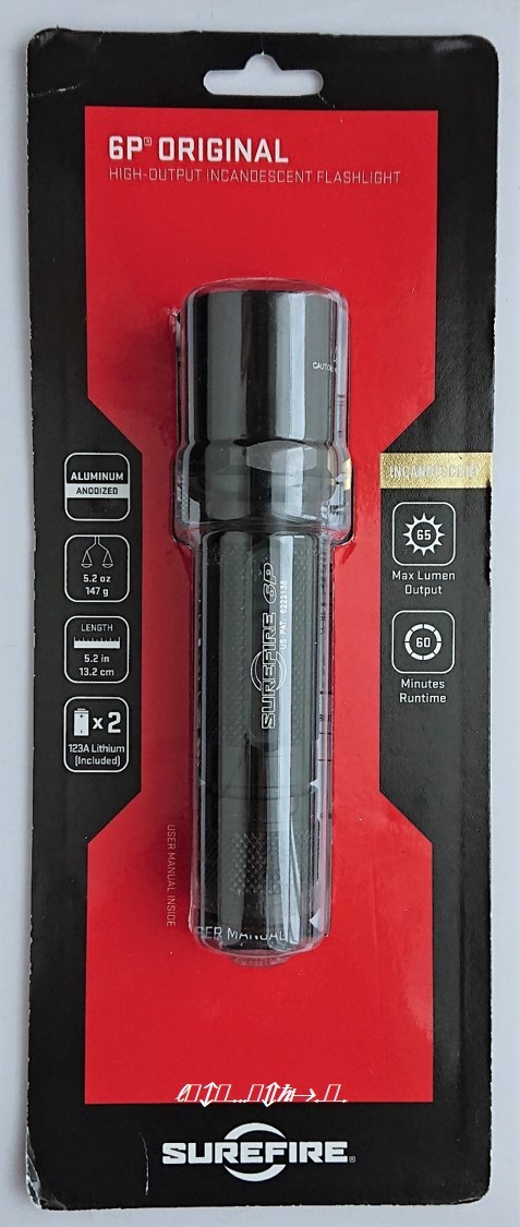 Yahoo!オークション - SUREFIRE 6P 製造終了 未使用 撮影サンプル 検索...