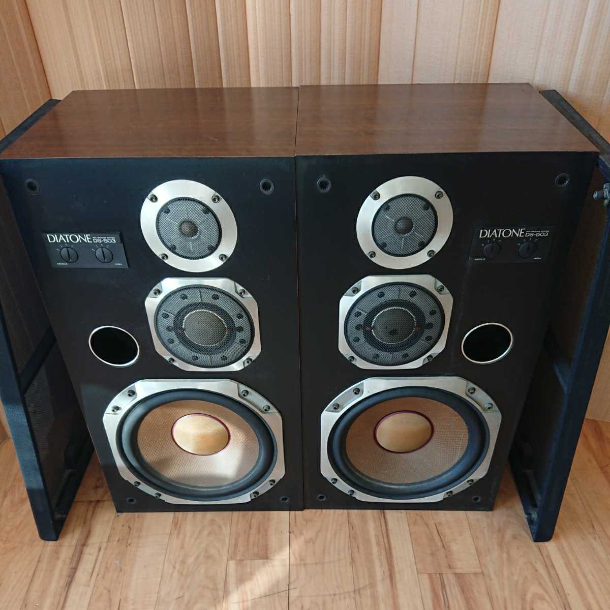 Yahoo!オークション - yff DIATONE DS-503 L R 大型スピーカー 3WAY ダ...