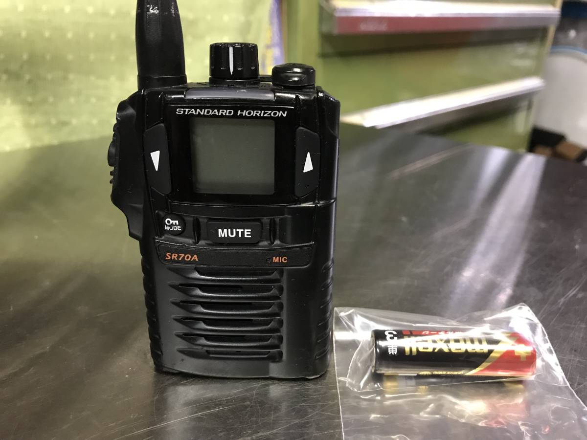 Yahoo!オークション - YAESU 八重洲「SR－70A」黒色の特定小電力...