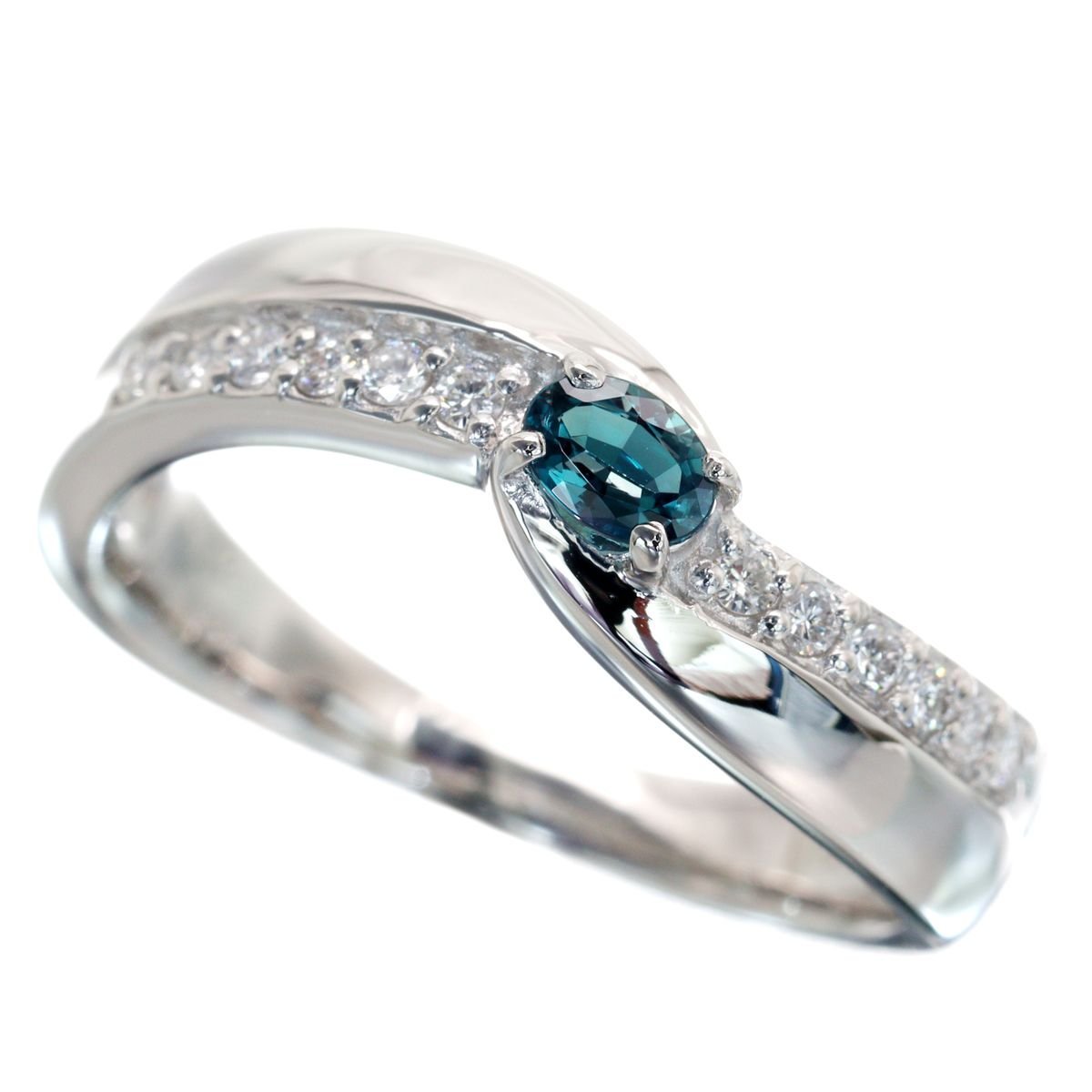 繊細な煌めきに映える変色効果 Pt900 アレキサンドライト ダイヤモンド リング ソ付 4.9g 0.12/0.105ct jz217(アレキサンドライト)｜売買されたオークション情報 ...