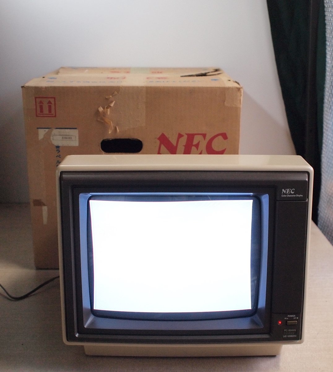 Yahoo!オークション - [W1945] NEC キャラクタディスプレイ PC-8049N