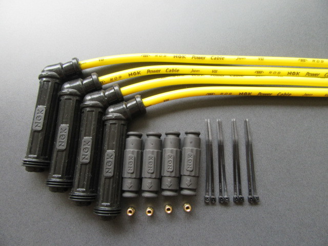 Yahoo!オークション - 送料無料 X2K NGK パワーケーブル 4セット ヤマ...