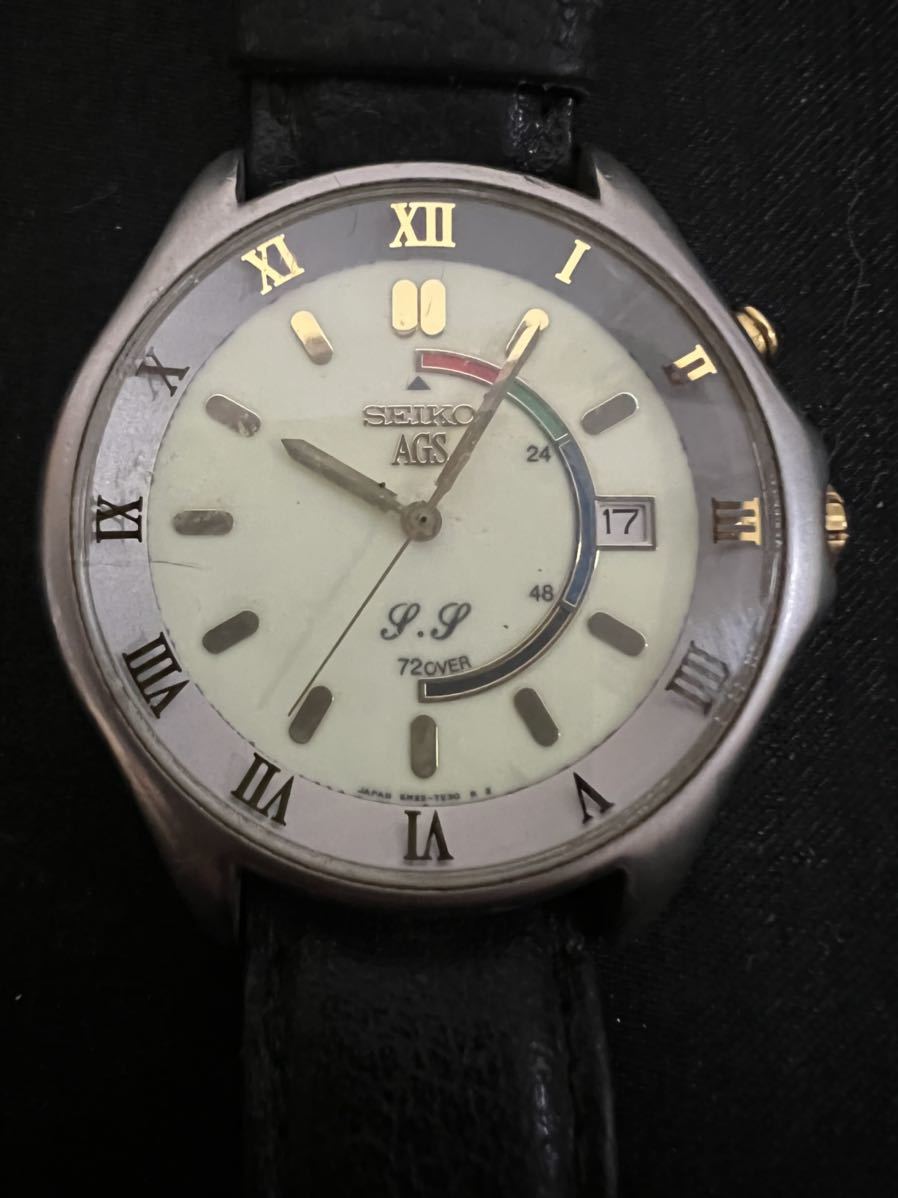 Yahoo!オークション - SEIKO AGS 5M22-7C20 自動巻 不動品 ジャンク