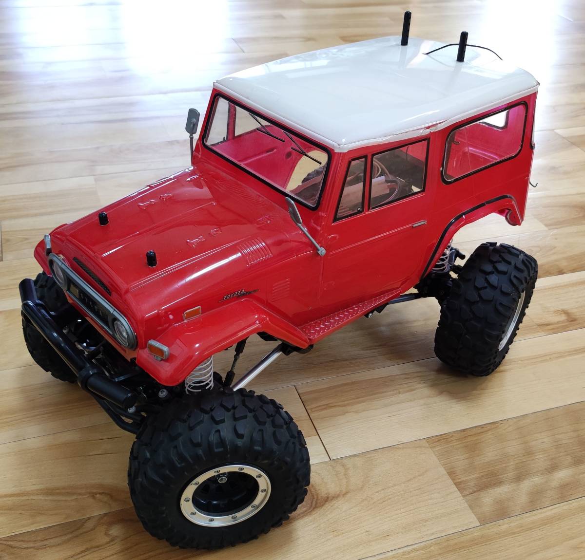 Yahoo!オークション - タミヤ CR-01 トヨタランドクルーザー 4WS 組み...