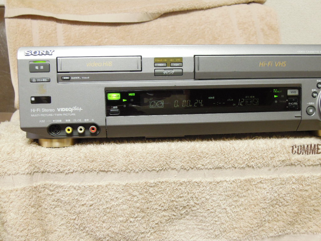 Yahoo!オークション - SONY HI8 VHSビデオデッキ WV-TW2 動作美品