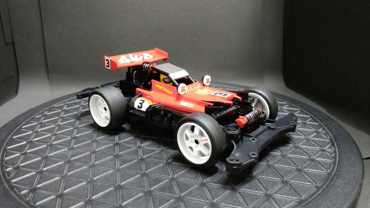 タミヤ ミニ四駆 ホットショットJr MSシャーシ 完成品 塗装 未 タミヤ ミニ四駆 ホットショットJr MSシャーシ 完成品 塗装 未