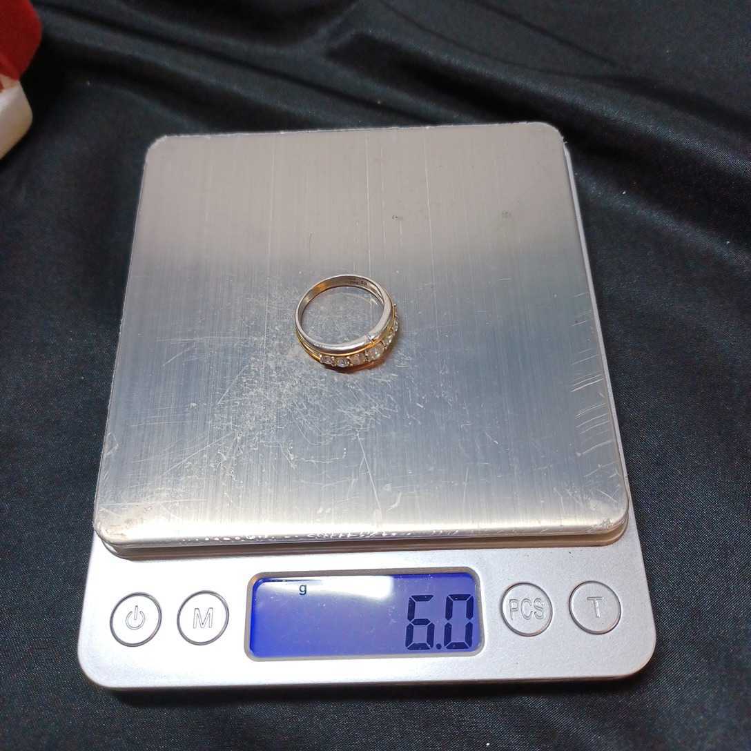 プラチナ K18台座 天然ダイヤモンド 一文字リング 1.08ct 約6.0g 約14号 pt900 上品 おしゃれ(プラチナ台)｜売買されたオークション情報、yahooの商品情報をアーカイブ ...