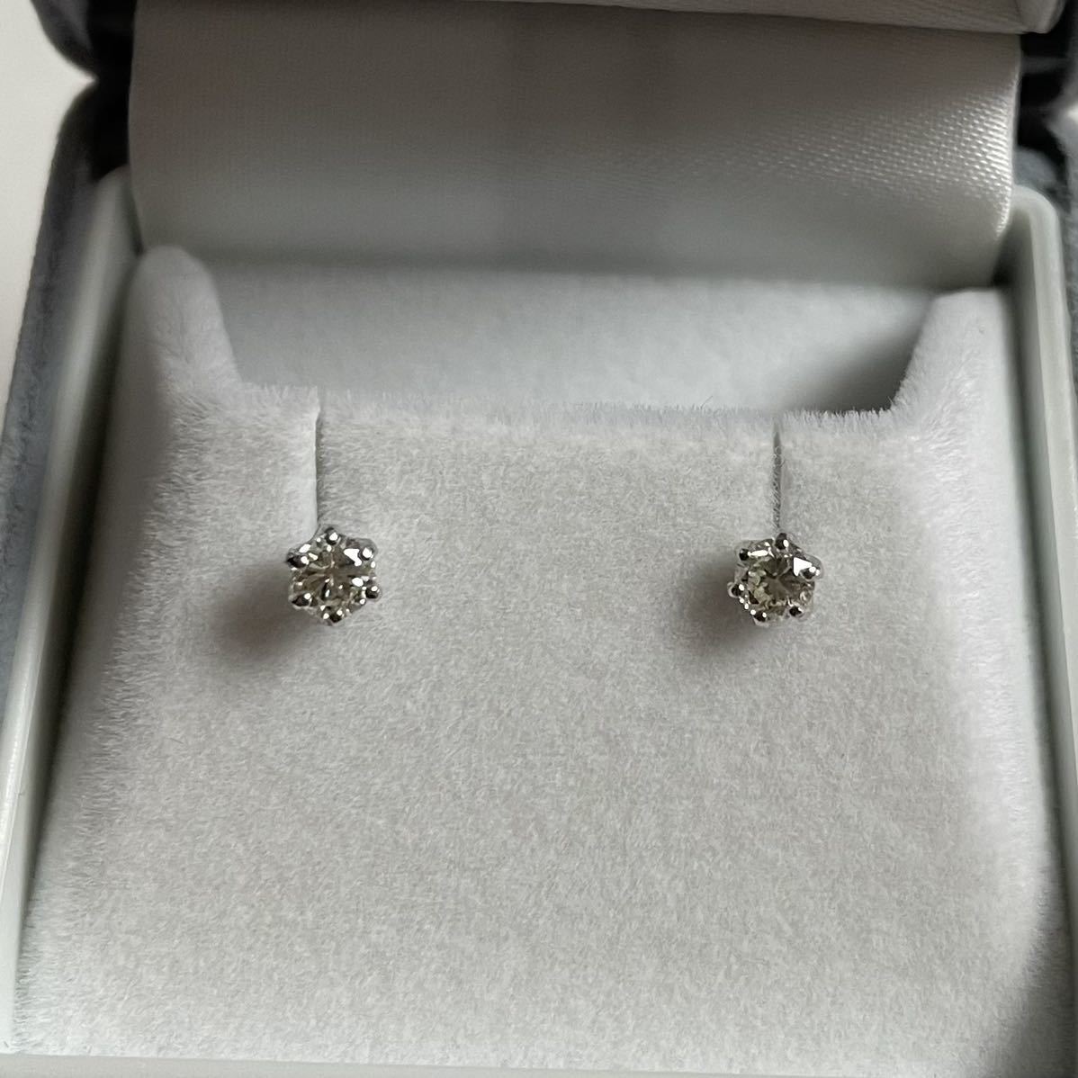 Yahoo!オークション - PT900 ダイアモンドピアス