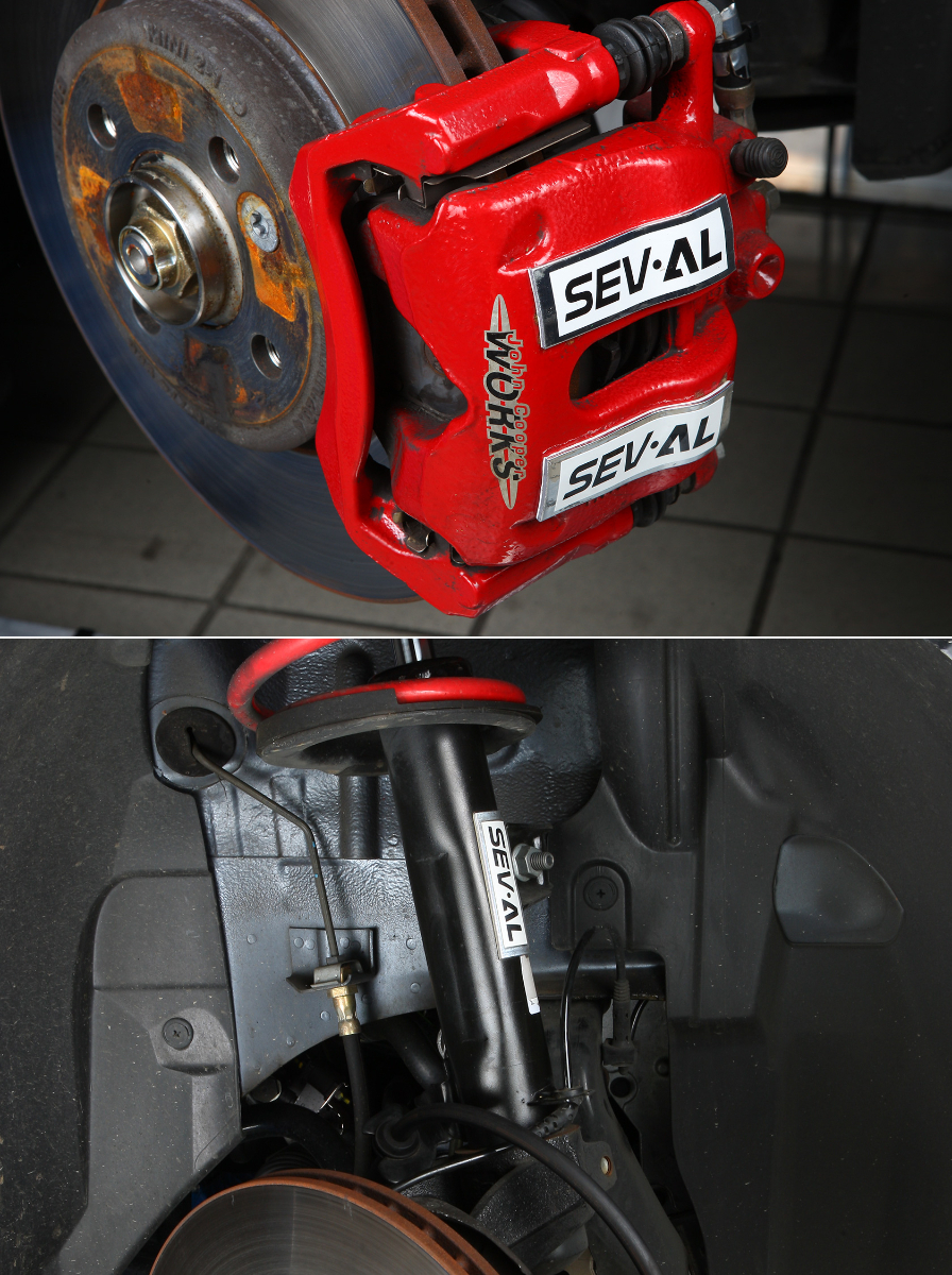 代購代標第一品牌－樂淘letao－定価26,400円 SEV セブ SEV-AL typeR 4枚セット ショックアブソーバー・ブレーキ用セット サポート力の向上 人気 お買得 必見