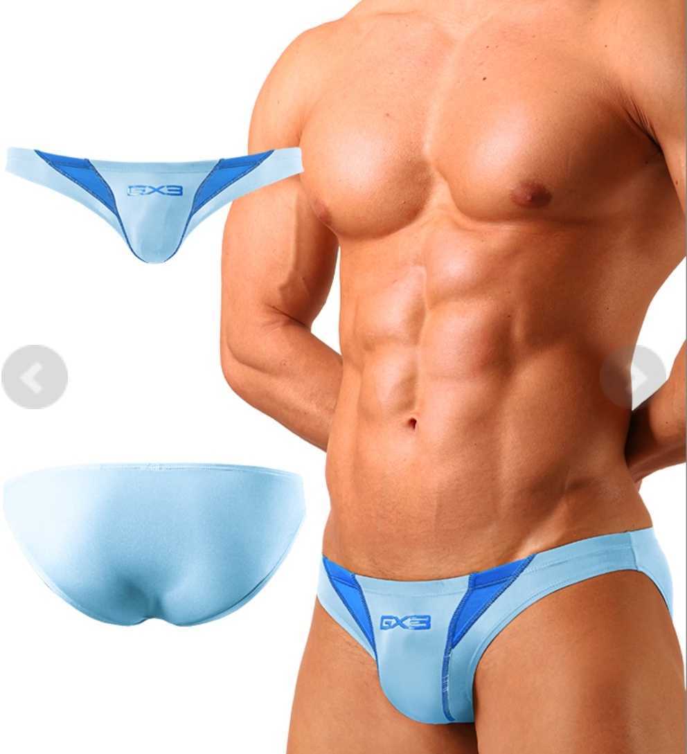 Yahoo!オークション - GX3 Lサイズ 極薄 SPLASH SHEER 水色 ビキニ パ...