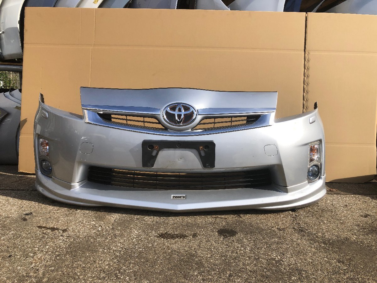Yahoo!オークション - プリウス ZVW30 フロントバンパー TOM`S カラーN...