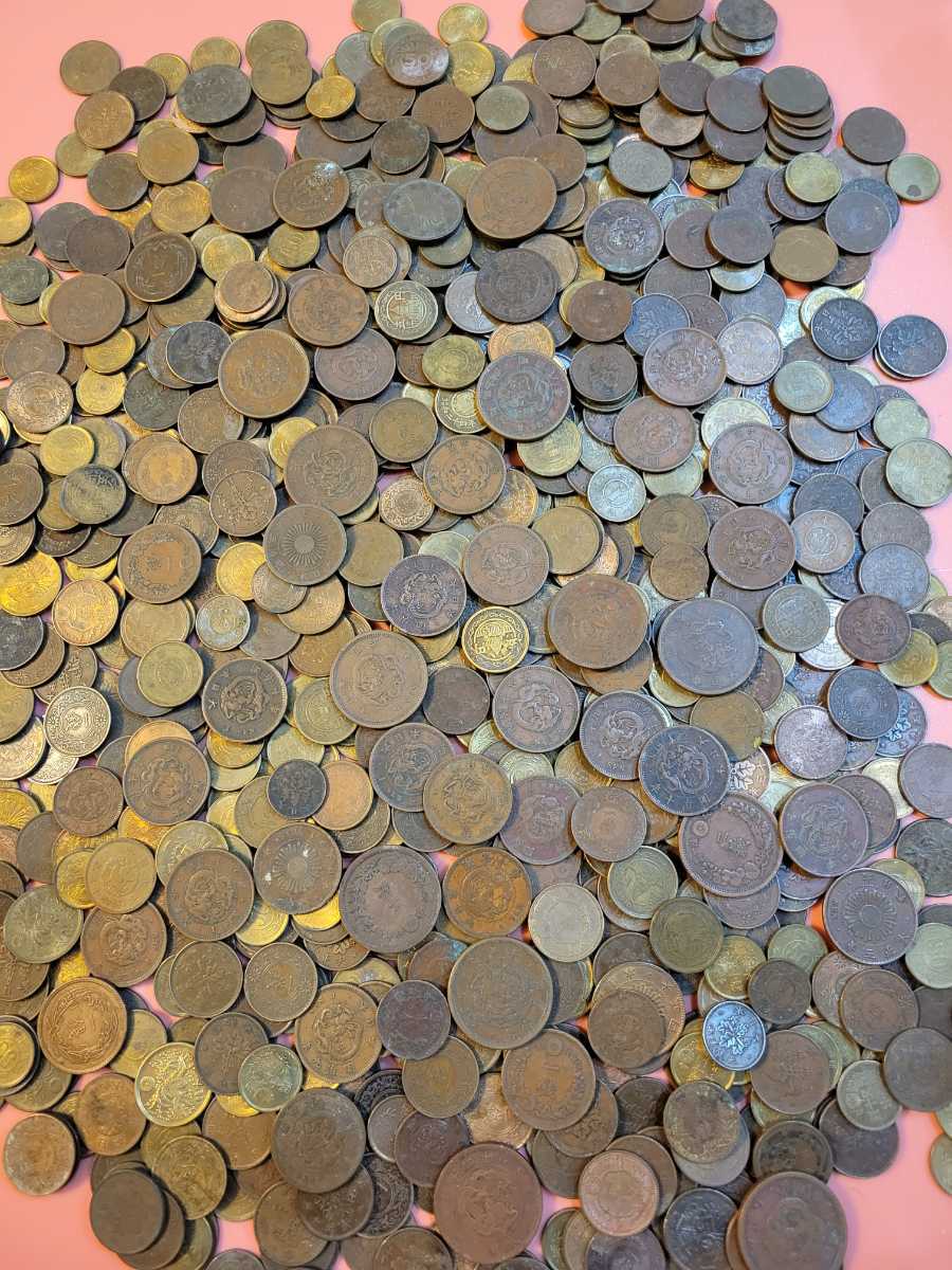 0427 1円 3.30kg 銅貨黄銅貨のみおまとめ 龍銅貨大量 1銭 2銭 角鱗龍銅貨大量 特年古銭等 お宝探しに(日本)｜売買されたオークション情報、yahooの商品情報をアーカイブ公開 ...