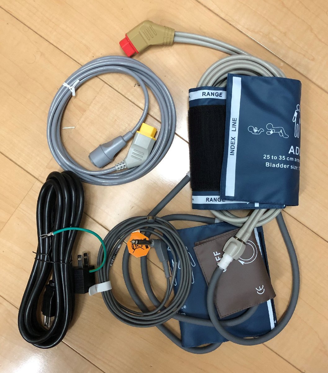 Yahoo!オークション - 日本光電 生体情報モニター 心電図 呼吸数 酸素...