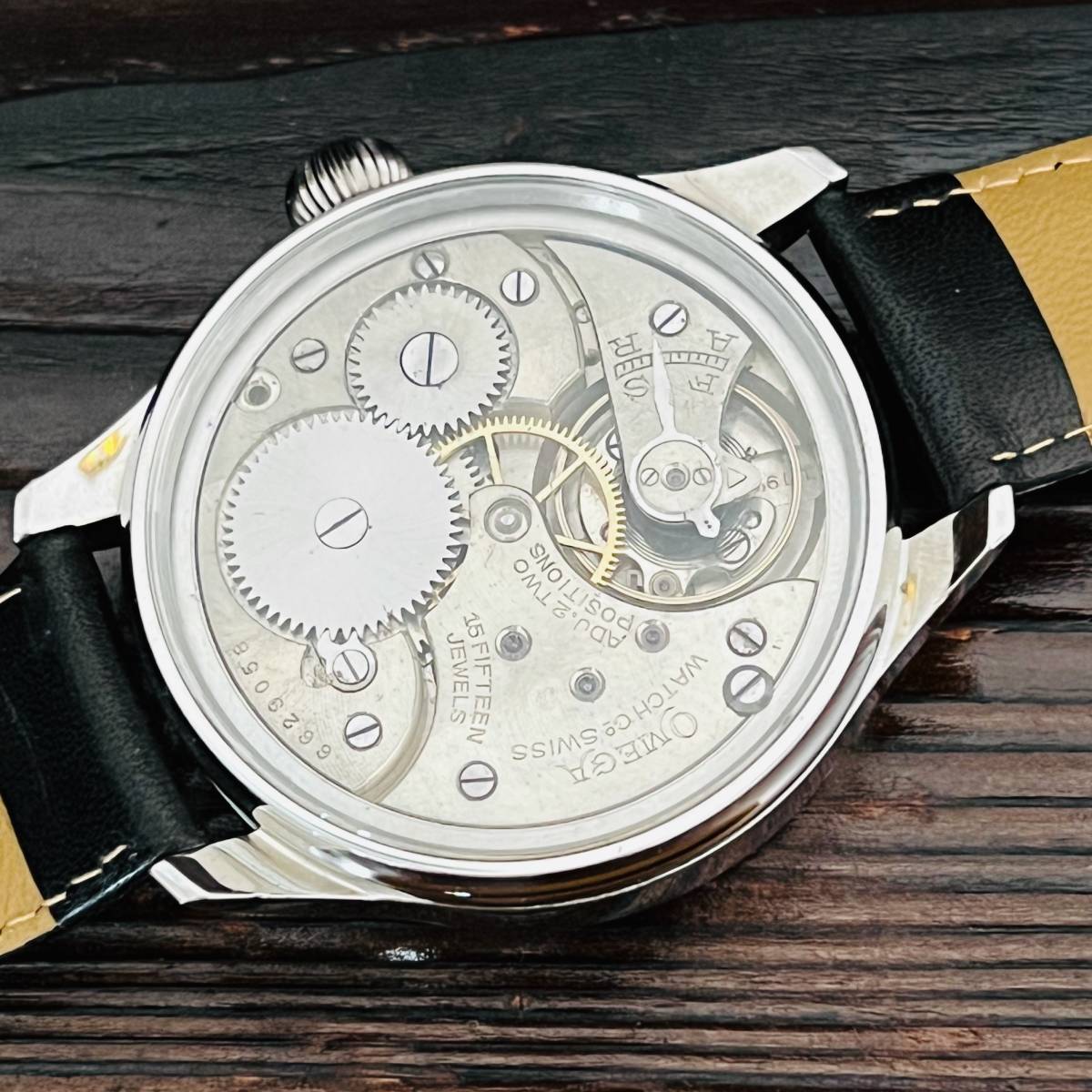 オメガ OMEGA レギュレーター 動作良好 1920年 白文字盤 15石 オメガ OMEGA レギュレーター 動作良好 1920年 白文字盤 15石