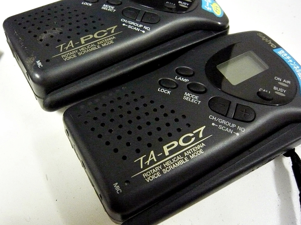 Yahoo!オークション - SANYO/サンヨー ハンディトランシーバー TA-PC7...