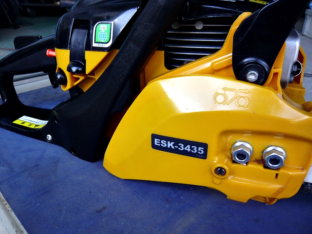 Yahoo!オークション - RYOBI/リョービ エンジンチェーンソー ESK-3435...