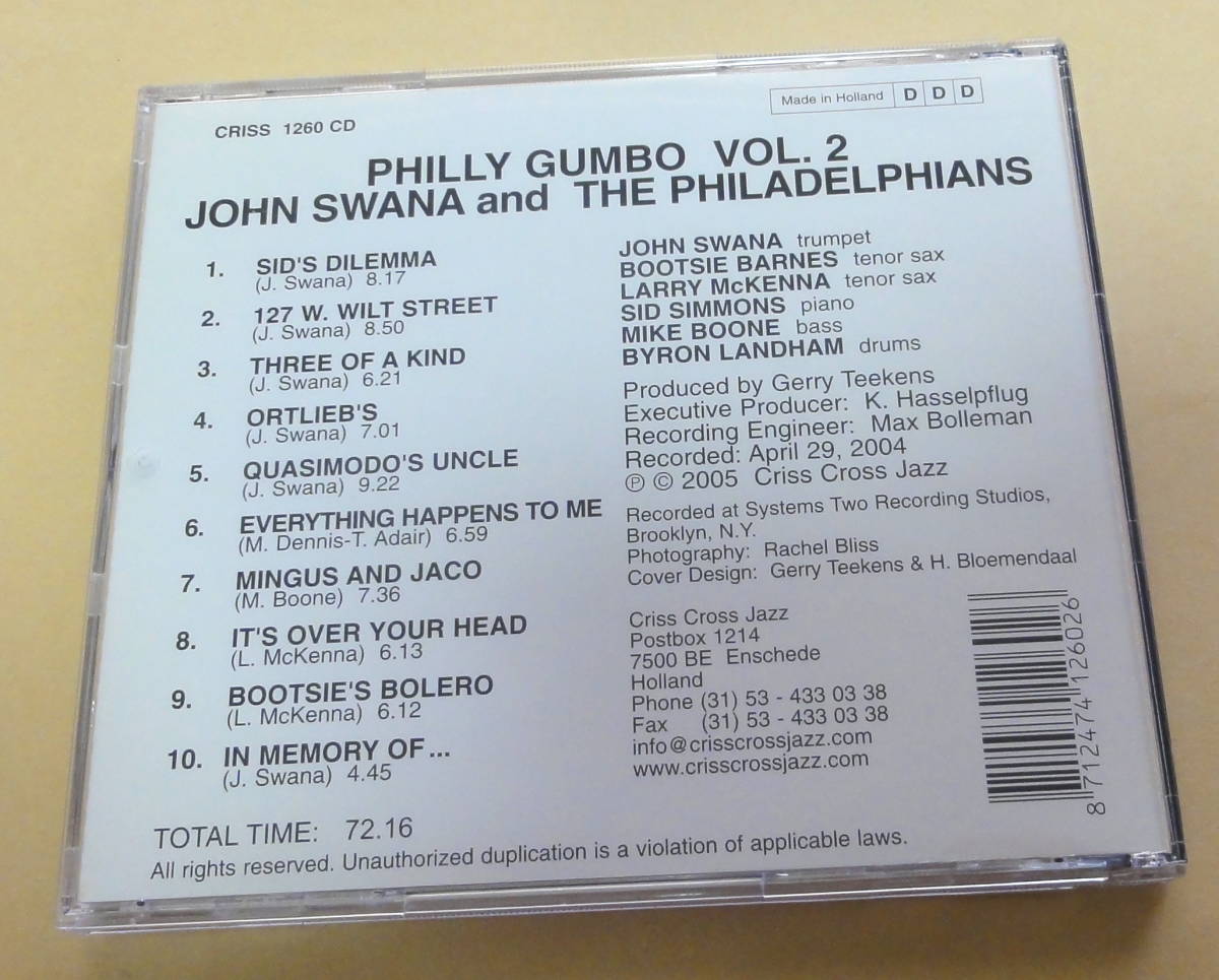 Yahoo!オークション - John Swana & The Philadelphians / Philly Gumb...