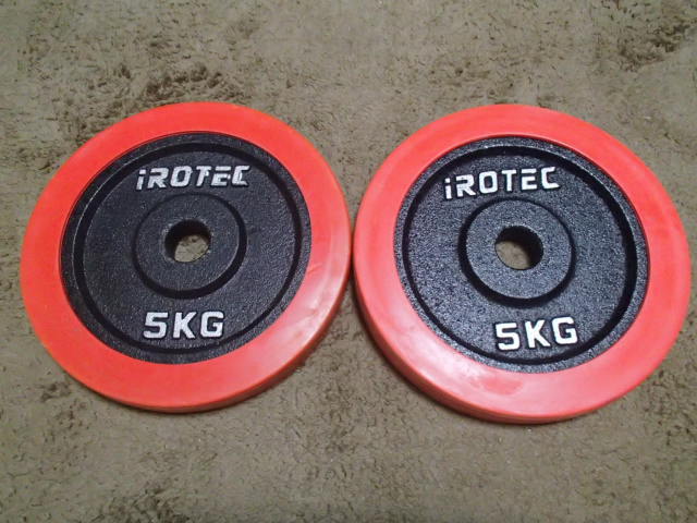 Yahoo!オークション - IROTEC 5KG ラバープレート2枚