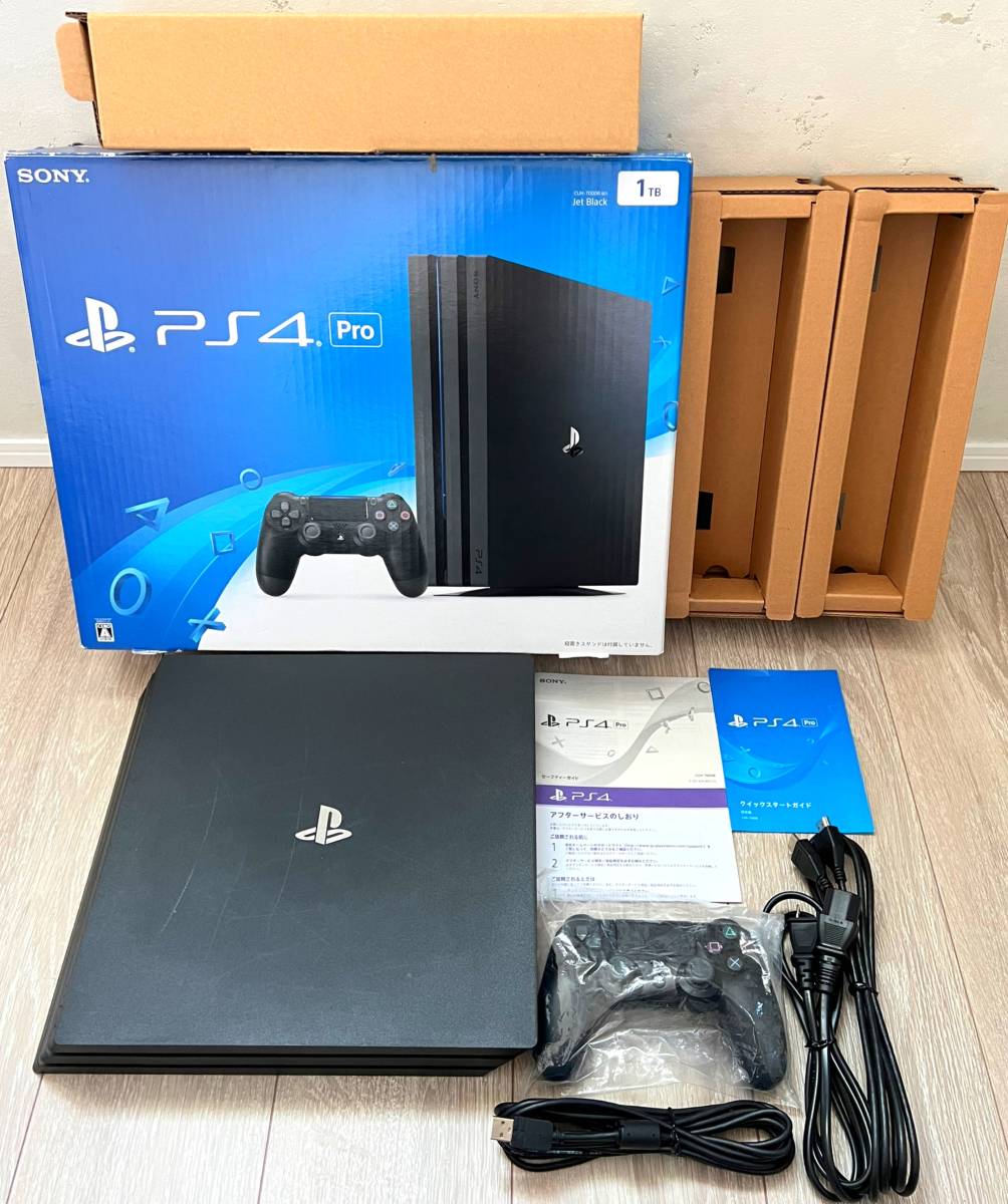 Yahoo!オークション - 〈動作確認済み・箱説付属〉PS4Pro PlayStation4...