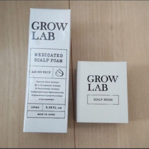 PayPayフリマ｜GROW LAB メディケイテッド スカルプフォーム 100ml グロウラボ スカルプブラシ