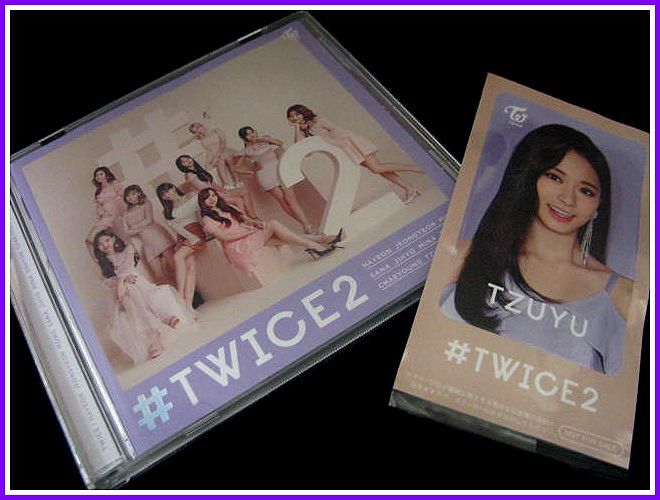 代購代標第一品牌－樂淘letao－TWICE/トゥワイス♪#TWICE2(TZUYU/ツウィICカードステッカー＆トレーディングカード付き)特典付CD