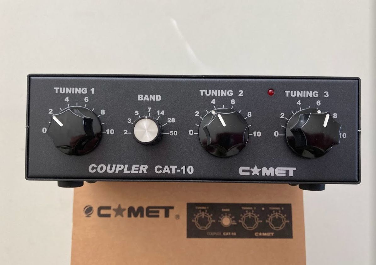 Yahoo!オークション - コメット COMET CAT-10 アンテナカプラー ブラッ...