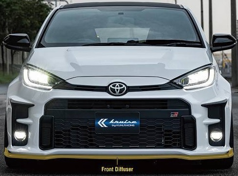 M's TOYOTA GR ヤリス 前期 GXPA16 MXPA12 2020.9‐ Kuhl Racing KR-GRYRR SG リヤハーフスポイラー ／ FRP クールレーシング エアロ ...