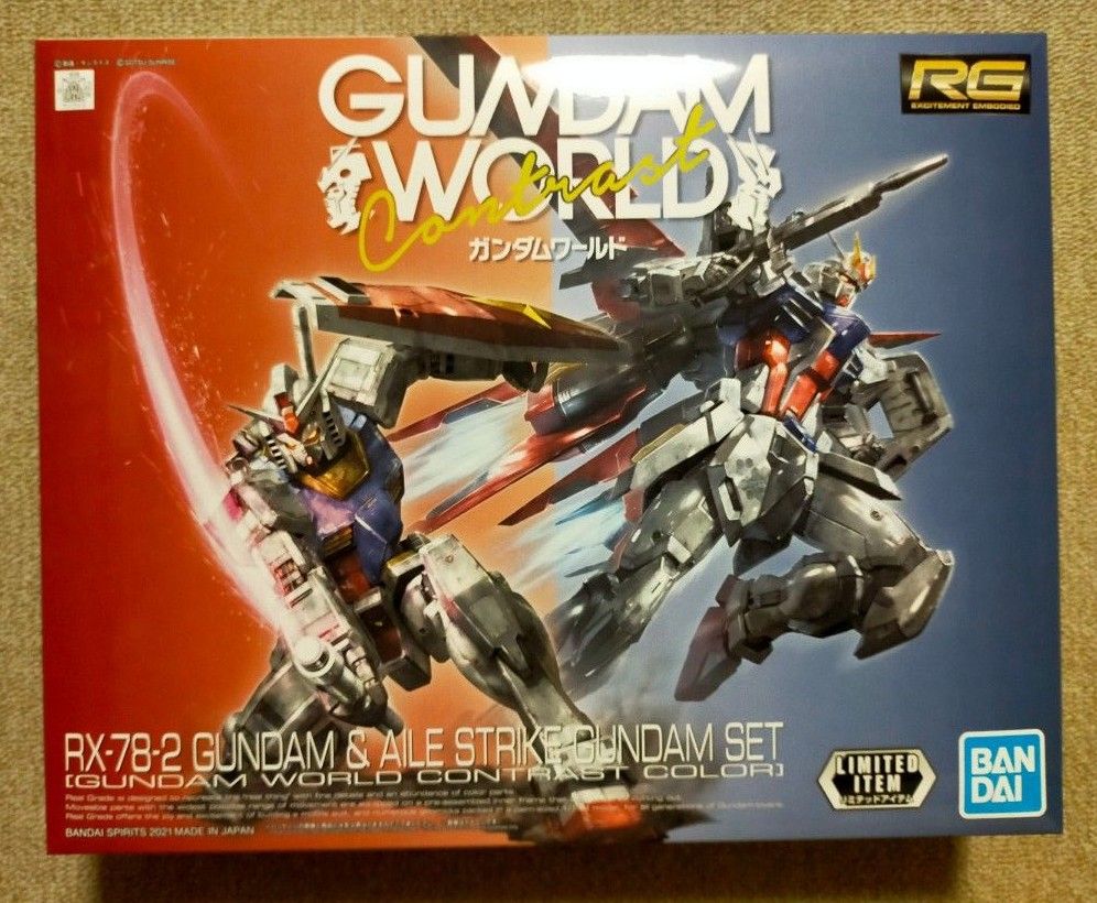 RG 1/144 RX-78-2 ガンダム & エールストライクガンダム セット [ガンダムワールドコントラストカラー]｜PayPayフリマ