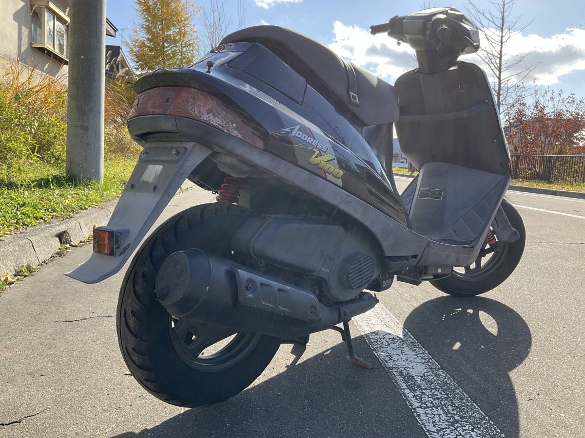 Yahoo オークション スズキ アドレスv100 原付2種 Ce11a メットイン