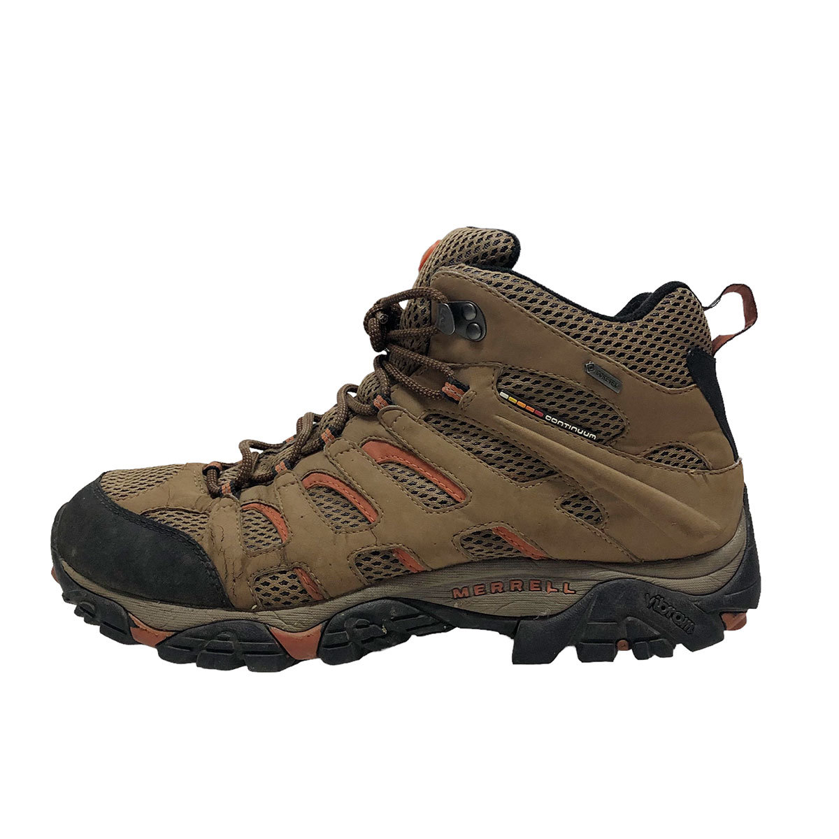 Yahoo!オークション - M1198 メレル MERRELL モアブ トレッキングシュ...