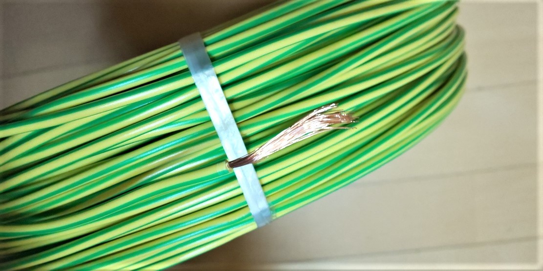 Yahoo!オークション - KIV 1.25sq・16AWG・黄/緑×3・φ3.0・200m・4.1kg