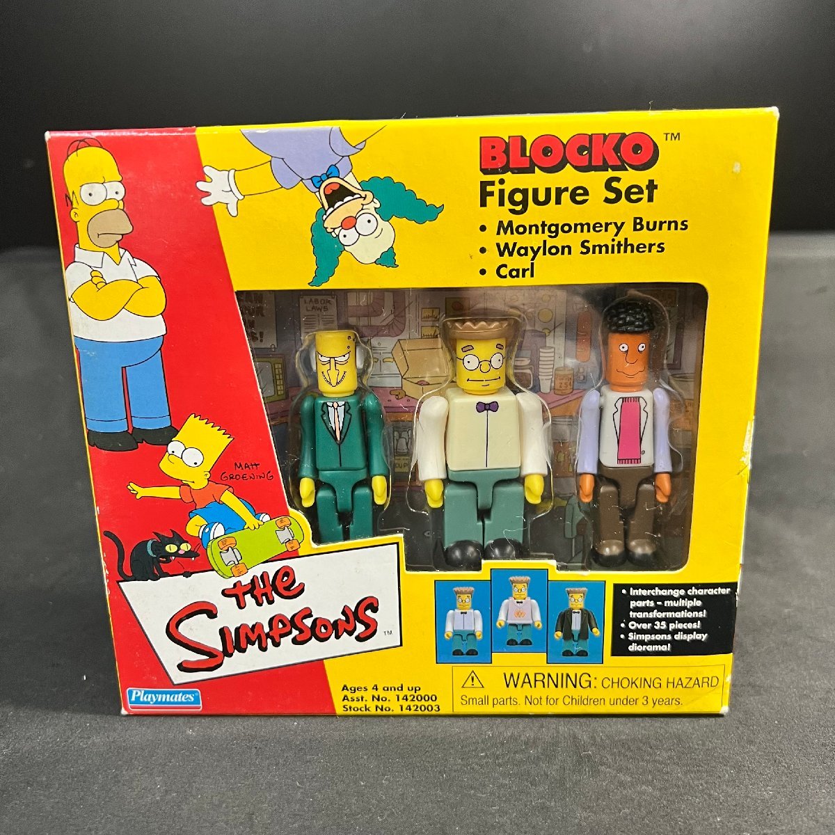 Yahoo!オークション - AB400 SIMPSONS シンプソンズ BLOCKO Figure Set...