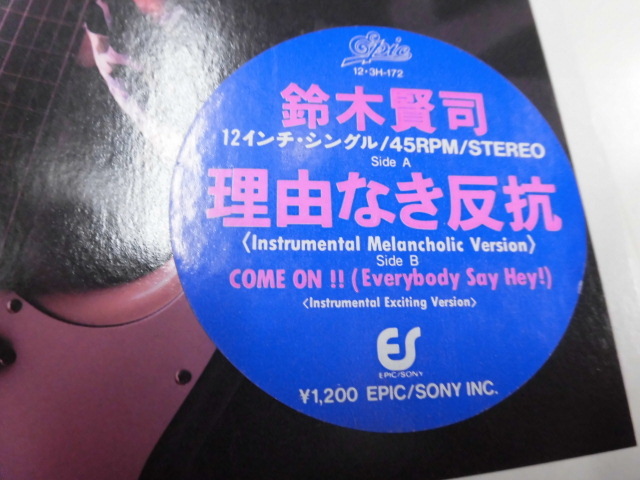 Yahoo!オークション - 12LP 鈴木賢司/理由なき反抗