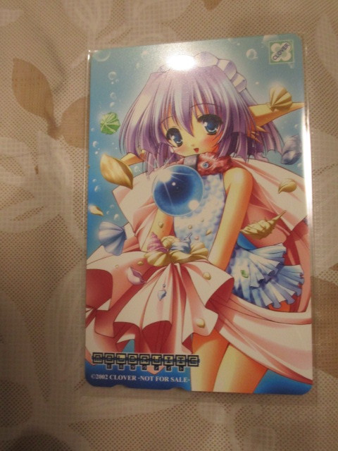 Yahoo!オークション - 【B722】美少女ゲーム テレカ