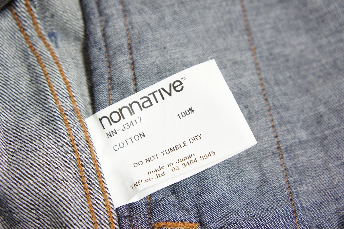 Yahoo!オークション - 18AW nonnative ノンネイティブ NN-J3417 WORKER...