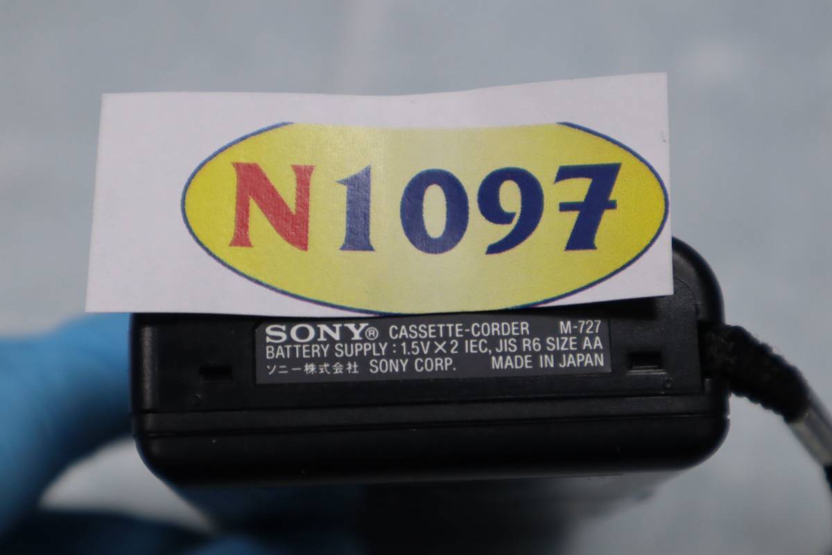 Yahoo!オークション - N1097 SONY マイクロカセットレコーダー M-727
