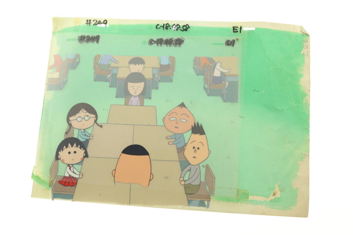 Yahoo!オークション - NPSJ4-11-6 ちびまる子ちゃん セル画 原画 Yahoo!オークション - NPSJ4-11-6 ちびまる子ちゃん セル画 原画