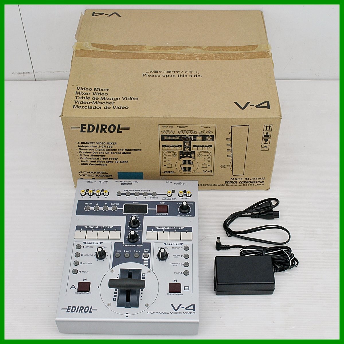 Yahoo!オークション - 展示未使用品 EDIROL エディロール V-4 4チャン...