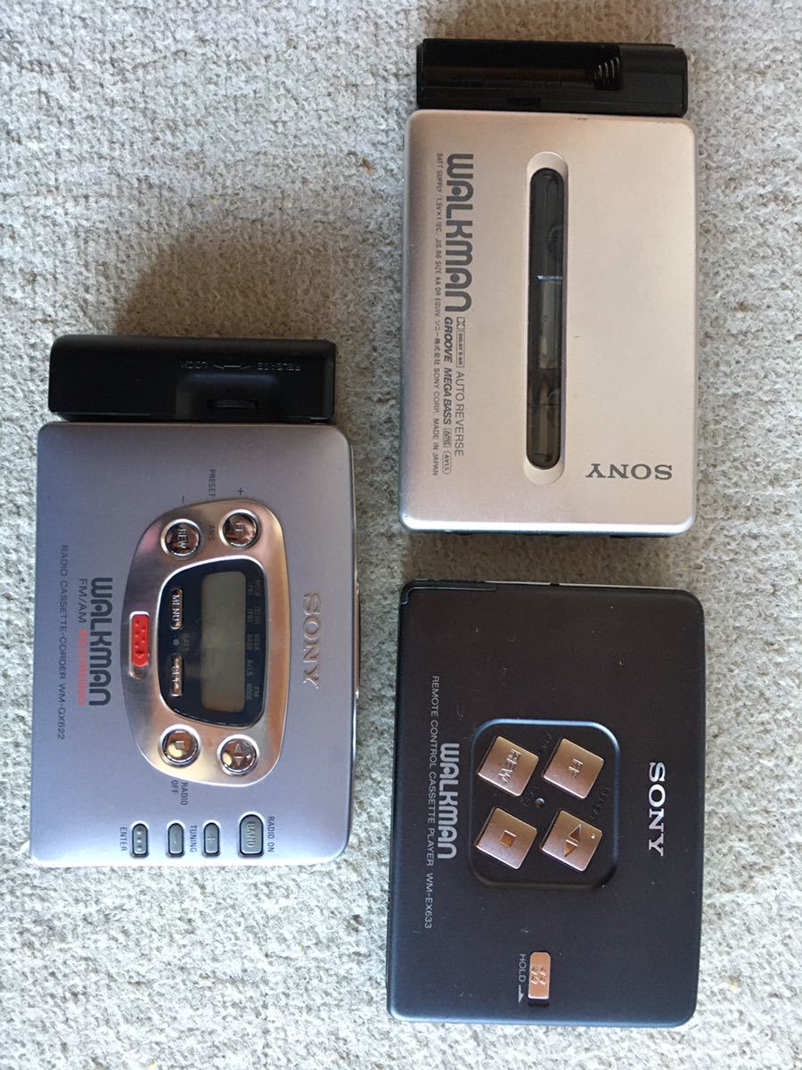 Yahoo!オークション - SONY WM-GX622/EX677/EX-633 中古品…通電のみ可...