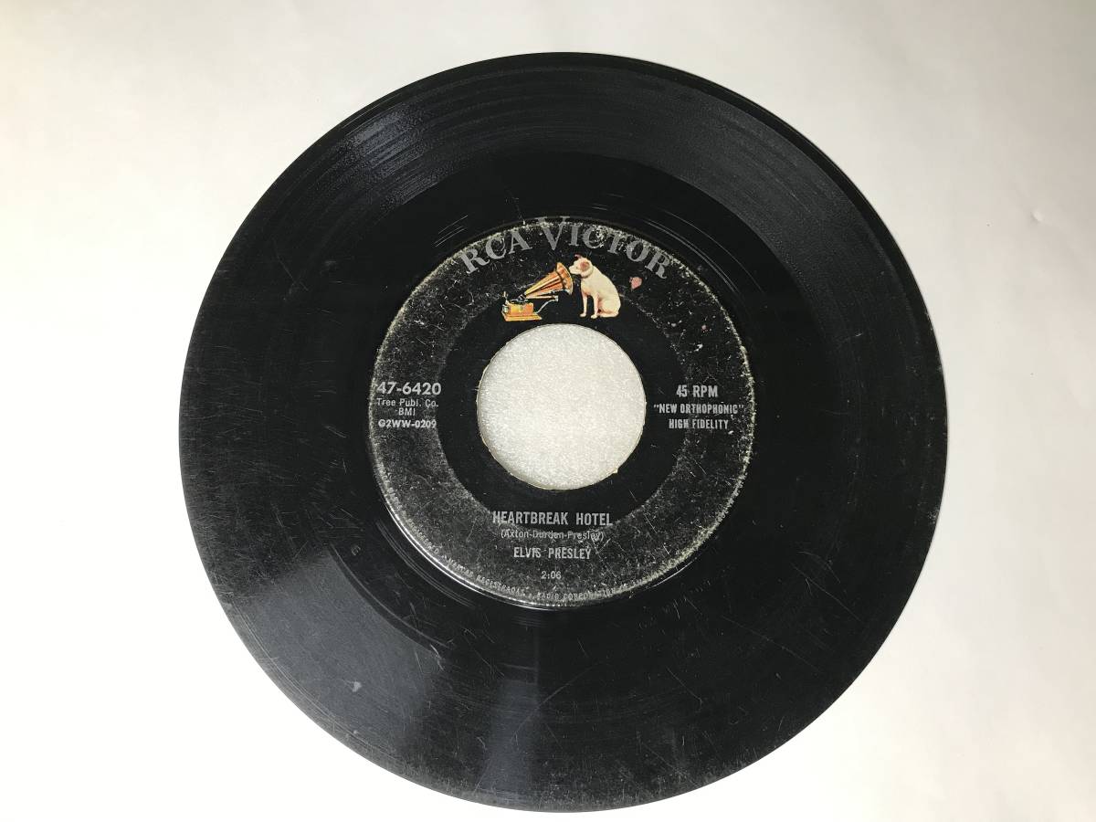 Yahoo!オークション - Elvis Presley/RCA 47-6420/Heartbreak Hotel/I ...