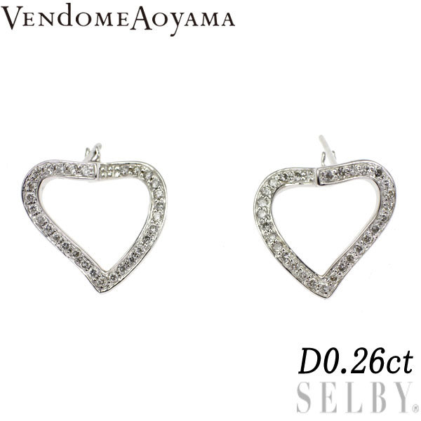 ヴァンドーム青山 K18WG ダイヤモンド ピアス D0.26ct ハート 新入荷 出品1週目 SELBY(その他)｜売買されたオークション情報、yahooの商品情報をアーカイブ公開 ...