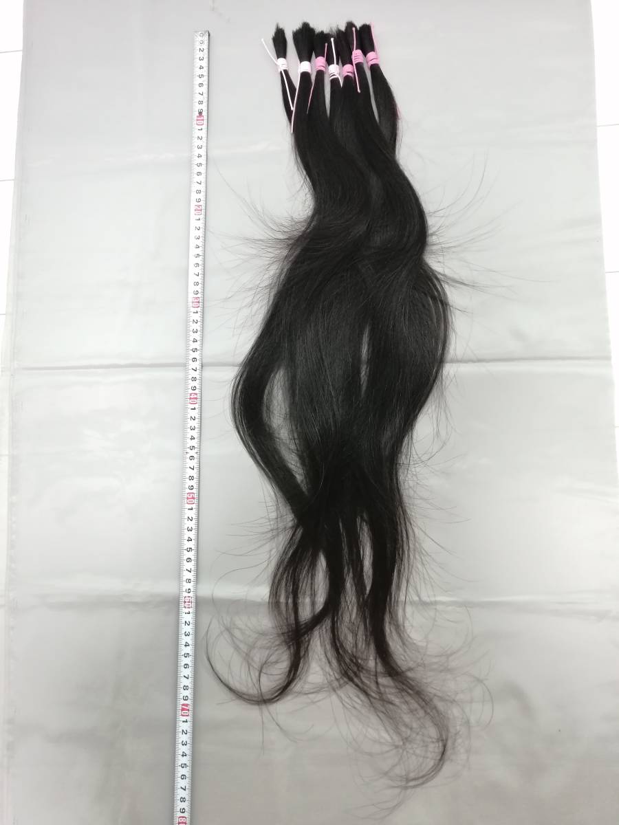 Yahoo!オークション - 髪の毛 髪束 70cm以上 約110グラム